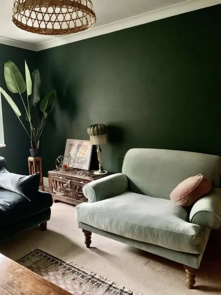 [Couleur] Du vert sauge dans le salon | Cocon - déco & vie nomade