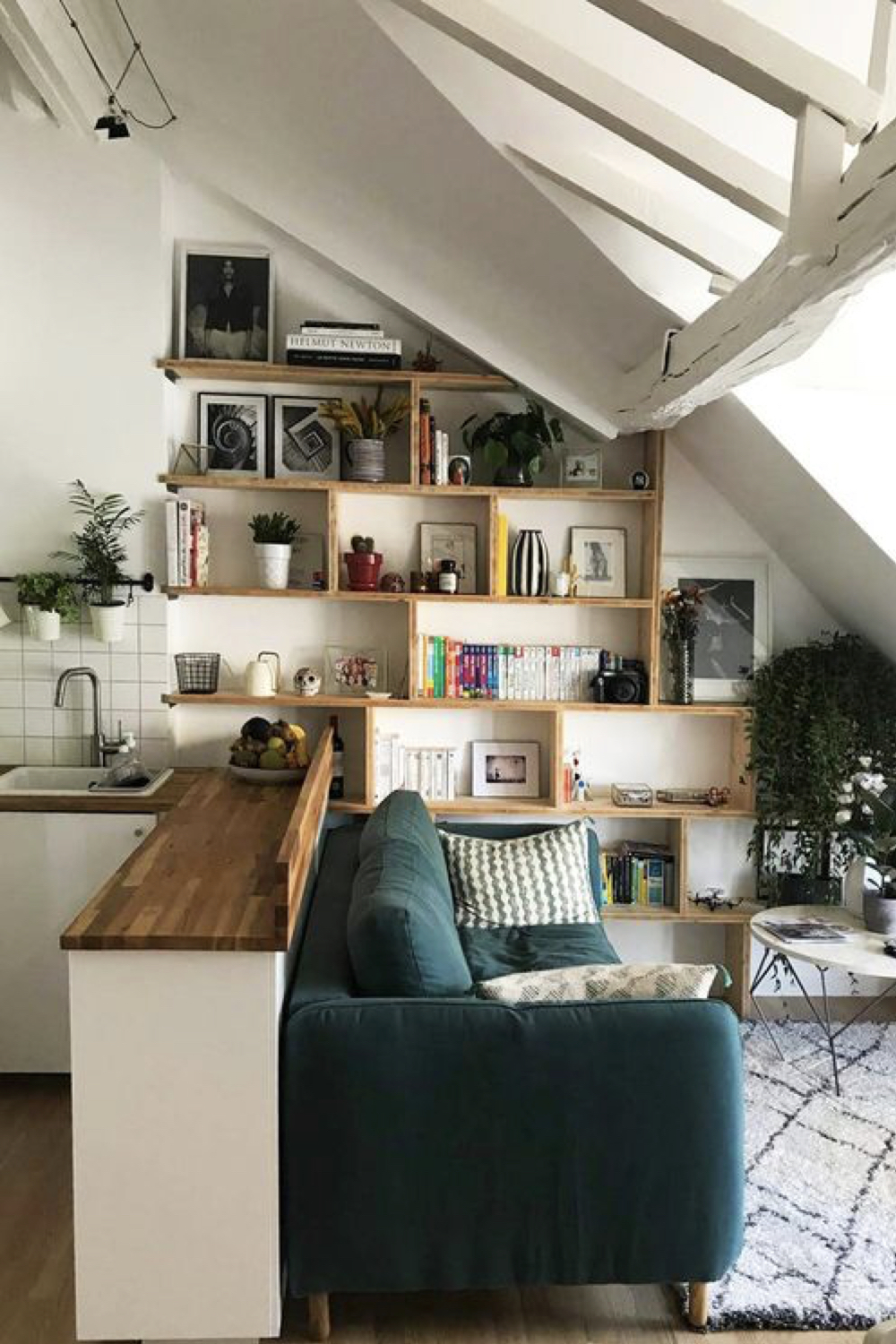 [Idée déco] Un salon moderne sous les combles | Cocon - déco & vie nomade