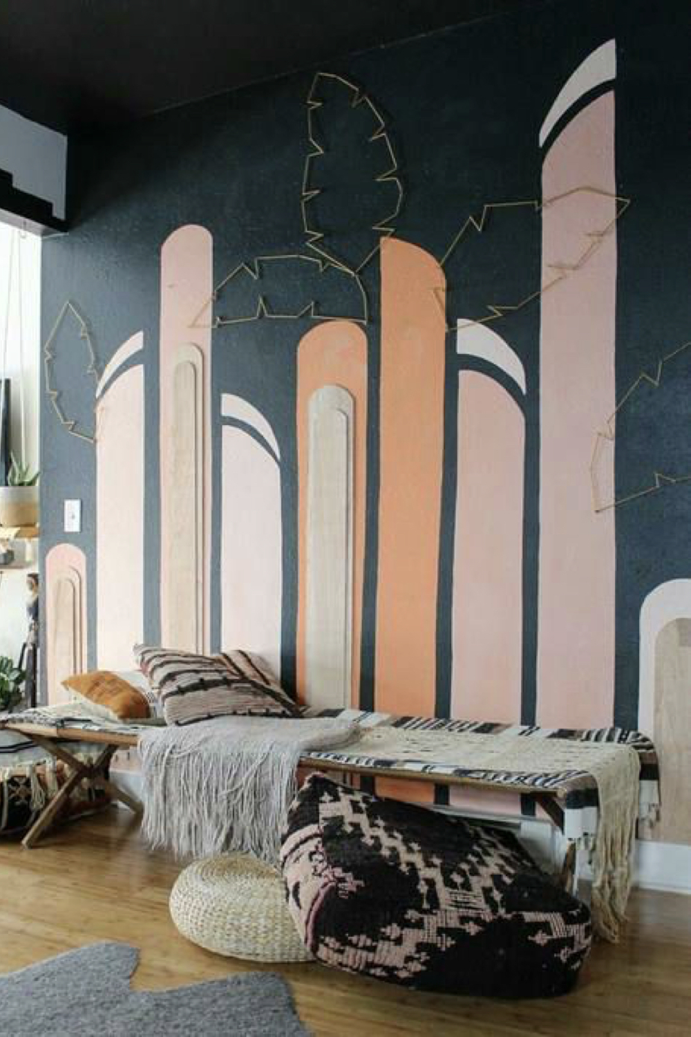 [Inspiration] 20 décors muraux peints originaux | Cocon - déco & vie nomade