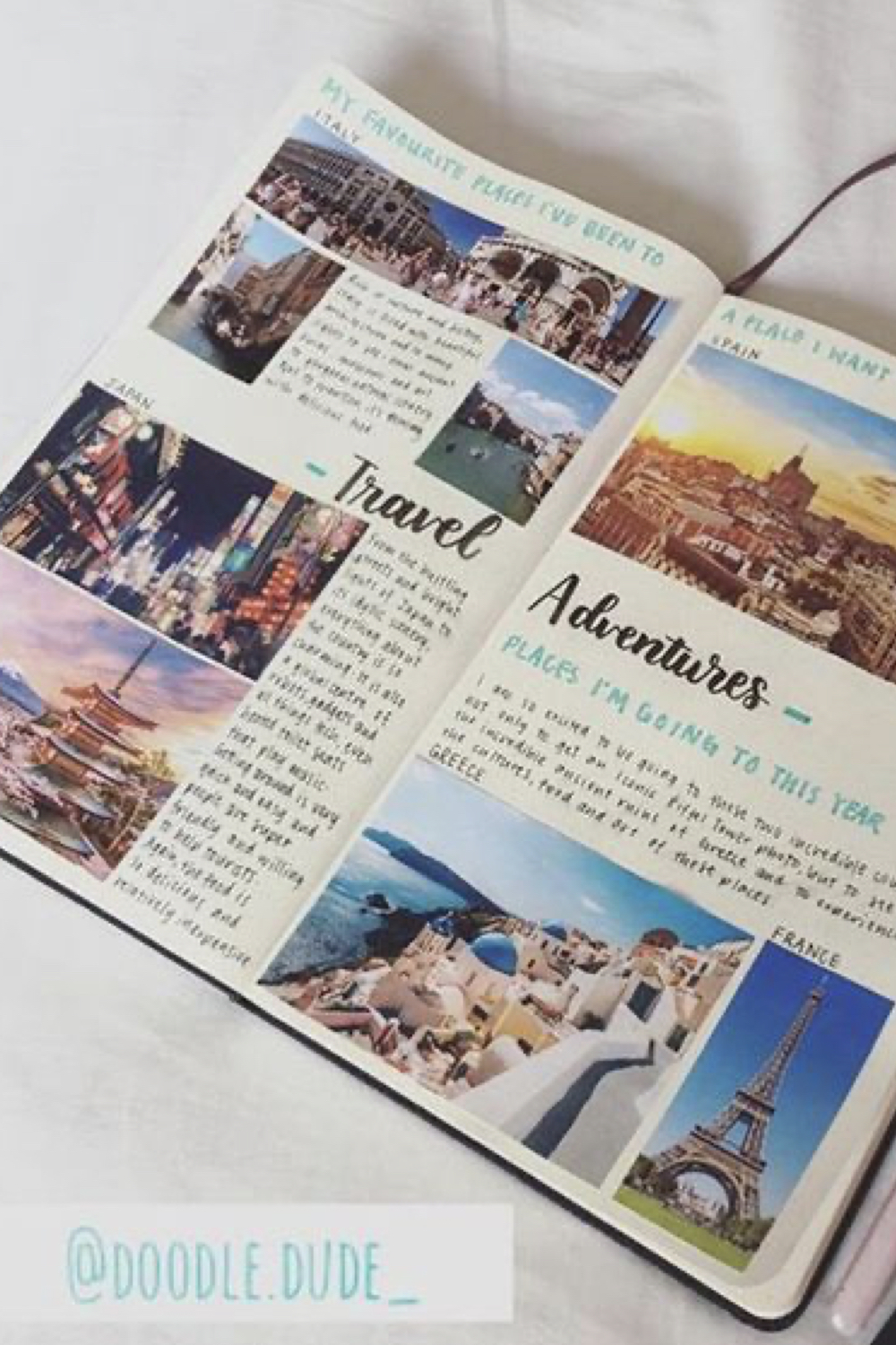 [DIY] 30 idées pour décorer votre journal de voyage - Cocon ...