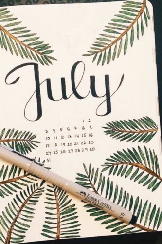 [DIY] Un bullet journal sur le thème de la nature - Cocon | décoration ...