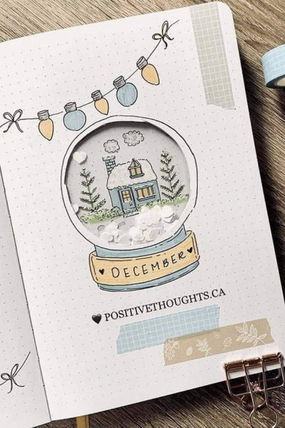 [Journaling] Comment décorer son bujo en hiver? - Cocon | décoration ...
