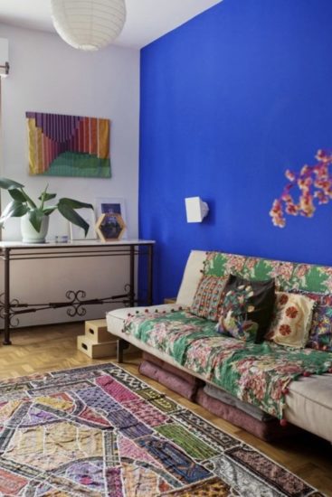 Transformez votre intérieur grâce au bleu électrique