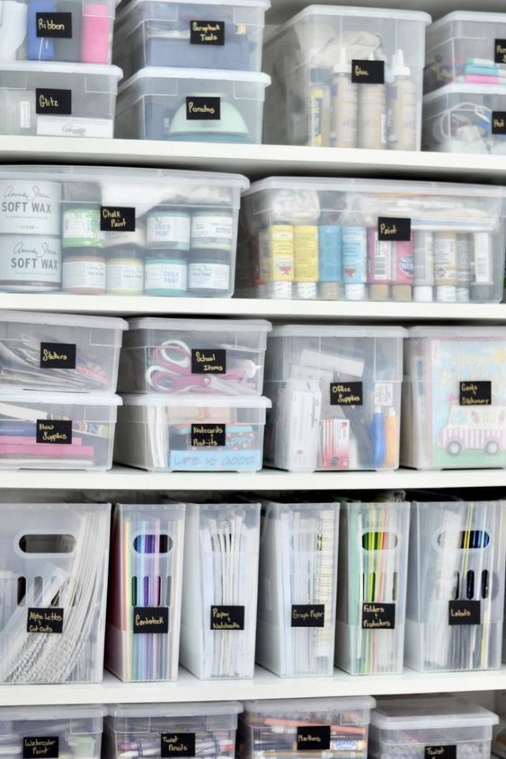 Rangement | 20 idées à copier pour ranger vos loisirs créatifs - Cocon ...