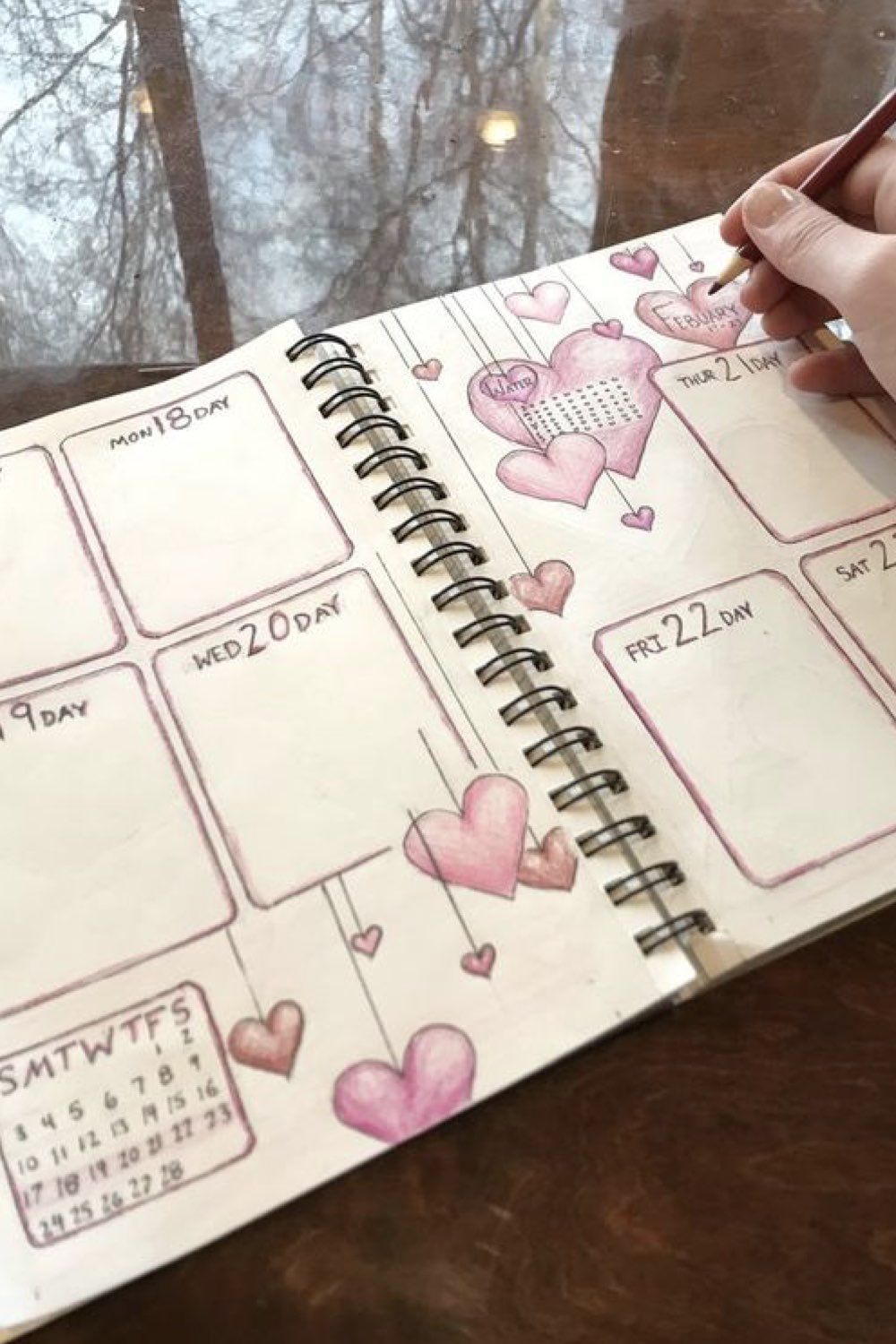 Journaling | Le bullet journal décoré à l’occasion de la Saint Valentin ...
