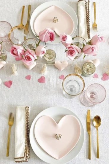 Idée déco | Une table pour deux pour la Saint Valentin - Cocon ...