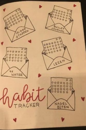 Journaling | Le bullet journal décoré à l’occasion de la Saint Valentin ...