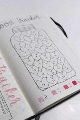 Journaling | Le bullet journal décoré à l’occasion de la Saint Valentin ...