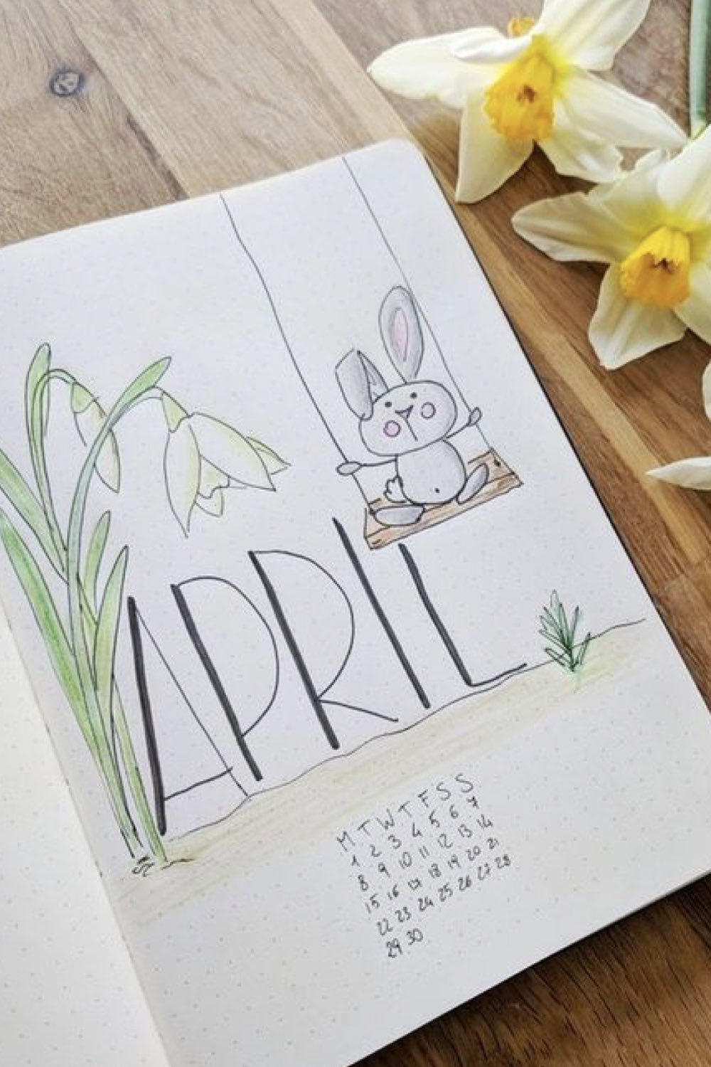 Journaling | Bullet journal d’avril sur le thème de Pâques - Cocon ...