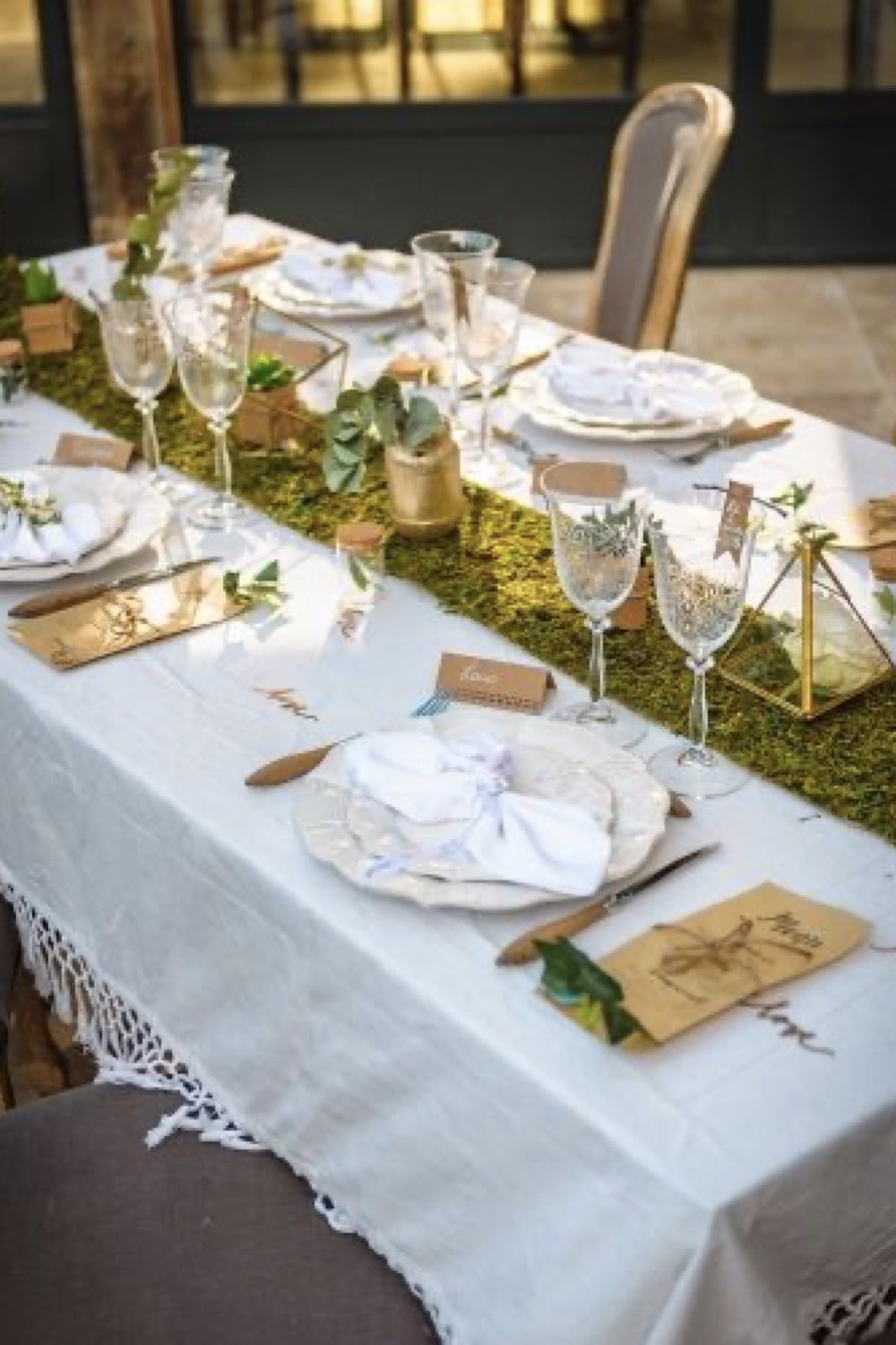 Idée déco | Une déco de mariage naturelle & chic - Cocon | décoration ...