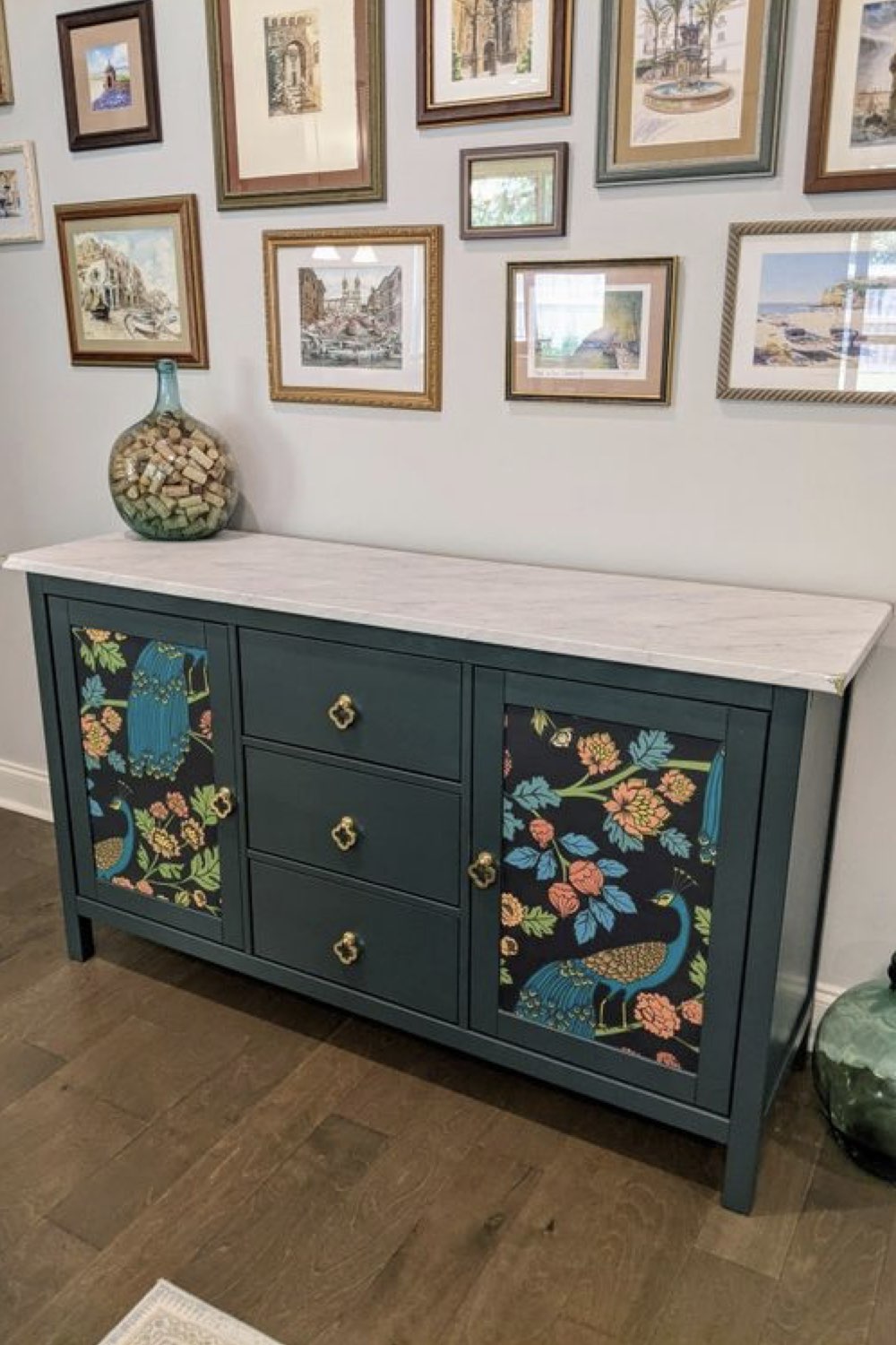 DIY déco | Relooker un meuble avec du papier peint | Cocon | décoration ...