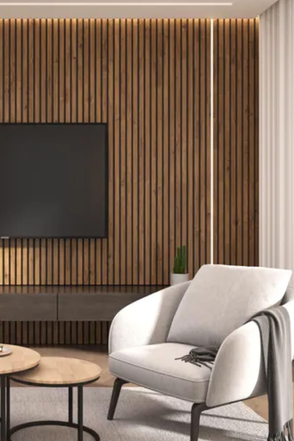 Idées déco | Habiller le mur de tasseaux de bois, des solutions faciles ...