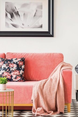 Couleur déco | Douceur et chaleur avec le rose corail dans votre ...