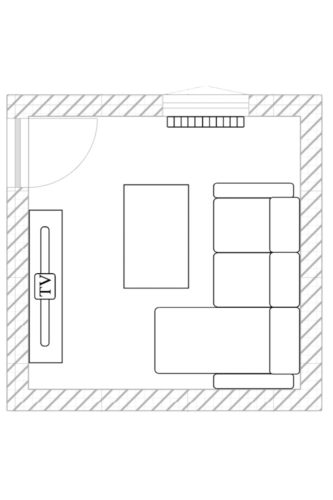 Conseil déco | Comment aménager un salon de 10m2? (avec plans) - Cocon ...