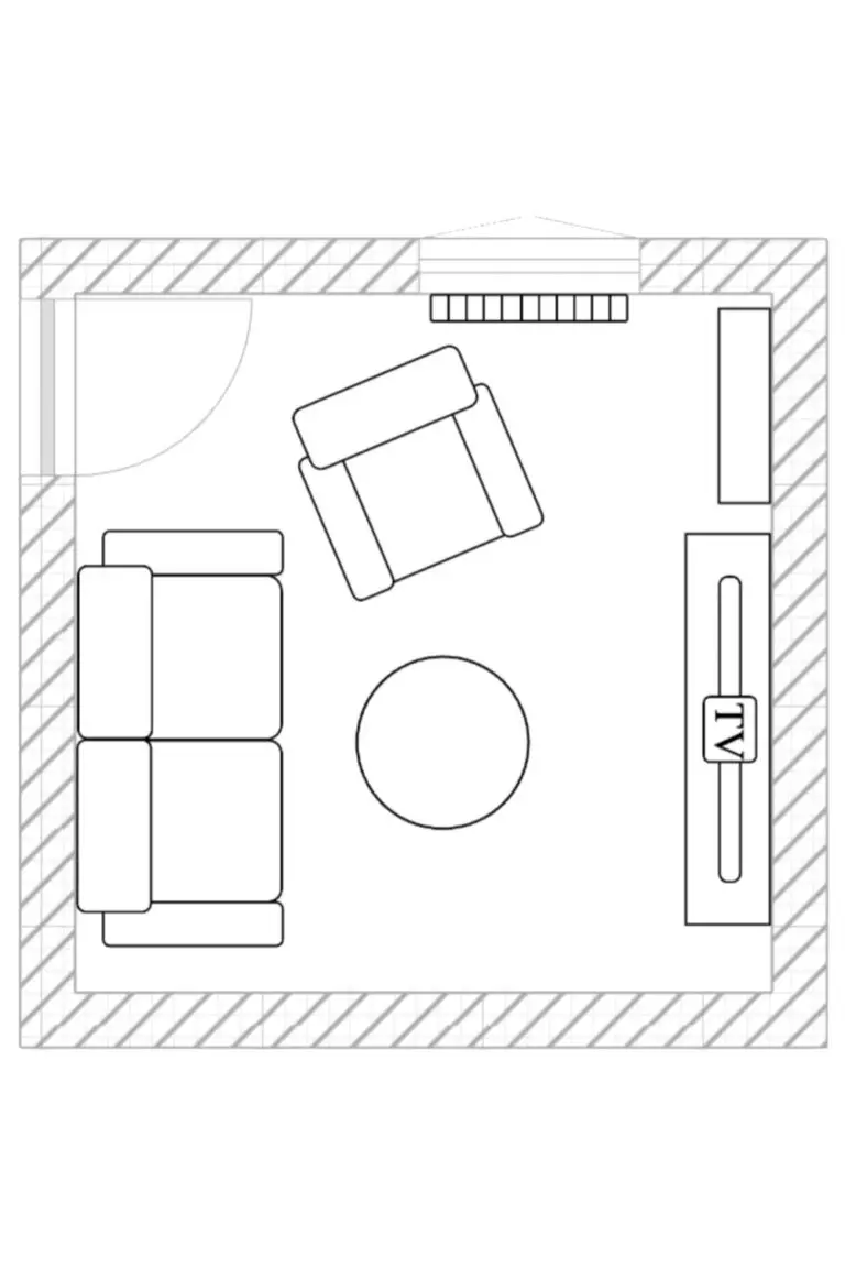 Conseil déco | Comment aménager un salon de 10m2? (avec plans) - Cocon ...