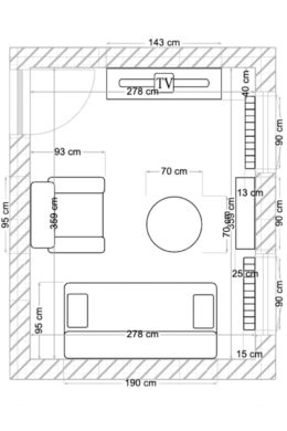 Conseil déco | Comment aménager un salon de 10m2? (avec plans) - Cocon ...