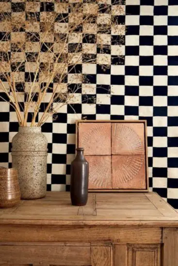 Trendy | Le motif damier, une touche déco à la fois moderne et vintage ...