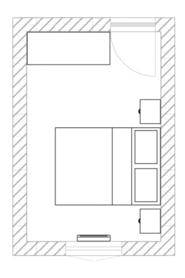 Conseils déco | Agencer une chambre adulte de 9m2 (avec plans) - Cocon ...