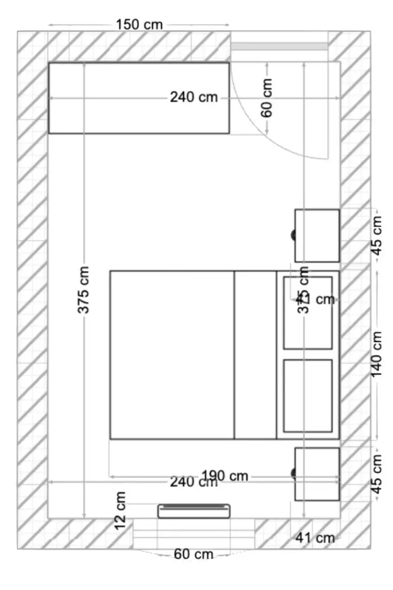 Conseils déco | Agencer une chambre adulte de 9m2 (avec plans) - Cocon ...
