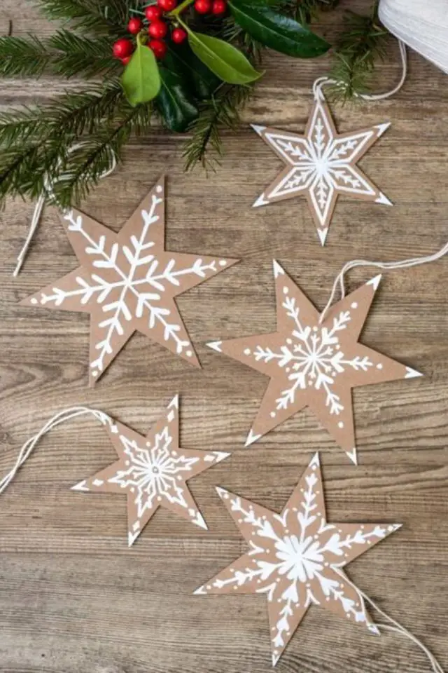 Idées DIY | Papier, carton pour fabriquer soi-même la déco de noël ...
