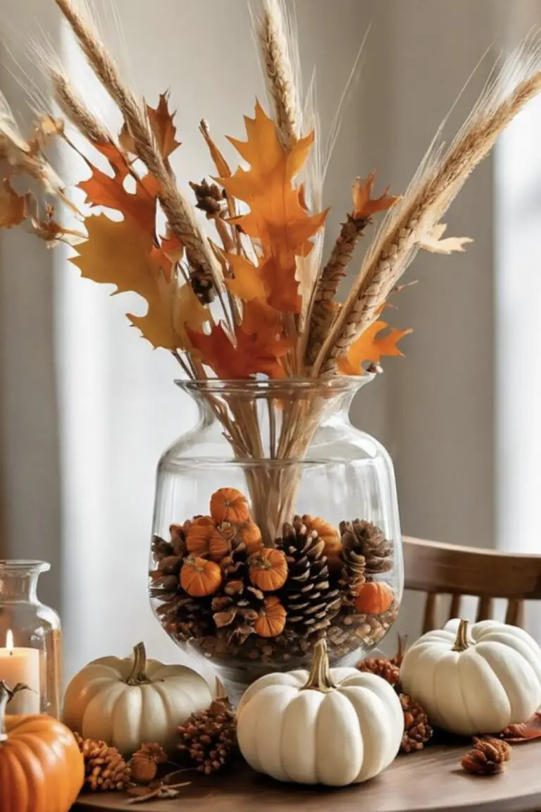 Charme d’automne: des centres de tables rustiques