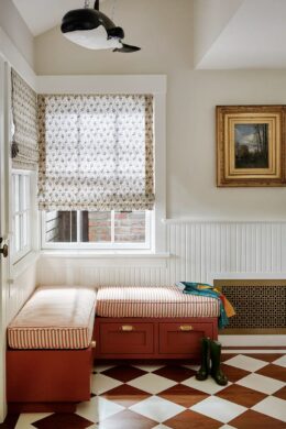 Une maison décorée dans le style cottage anglais élégant