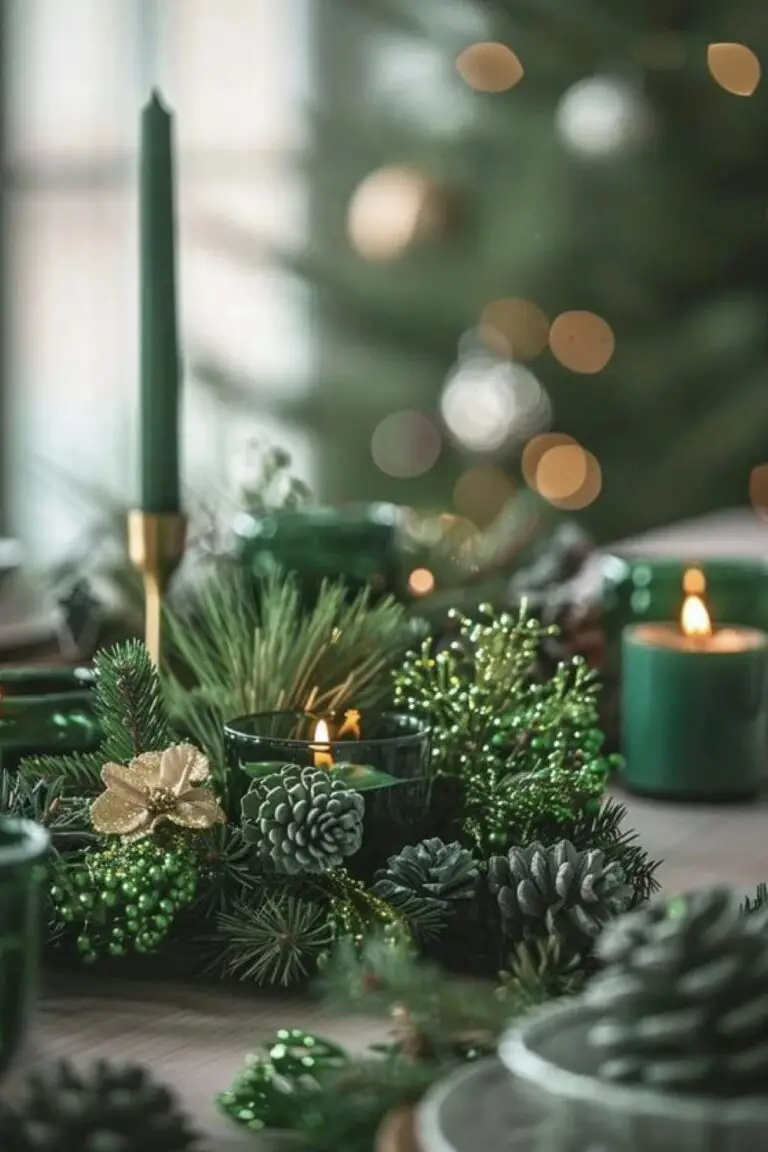 Noël – Créez un décor magique et naturel dans des tons verts