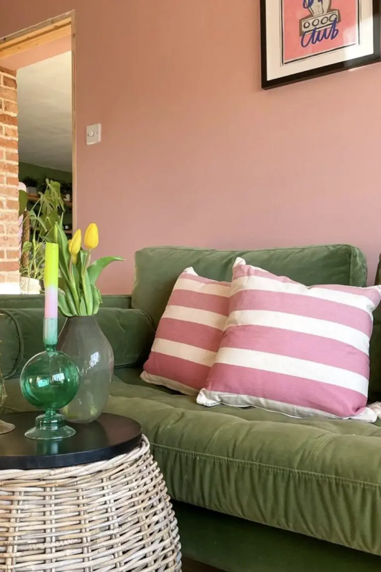 Du rose dans le salon | couleur déco