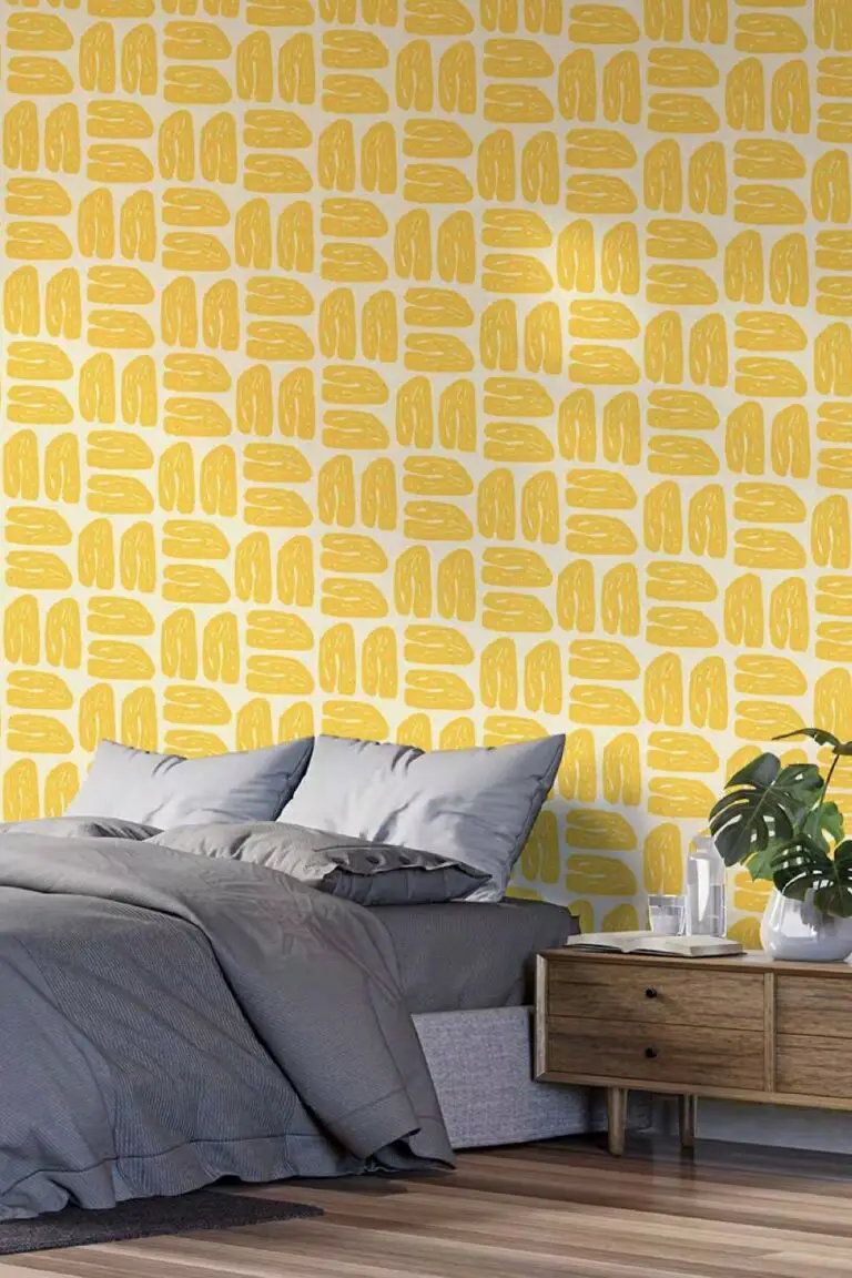 Un papier peint jaune pour un intérieur joyeux et chaleureux