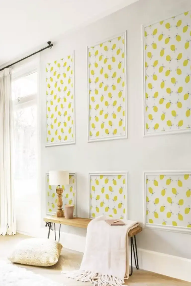 Un papier peint jaune pour un intérieur joyeux et chaleureux
